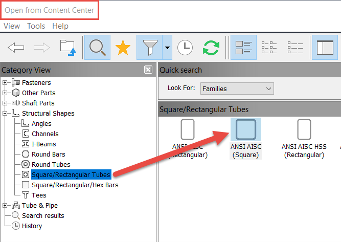 Inventor Tips & Tricks - Fast Content Center Parts with the Open Command